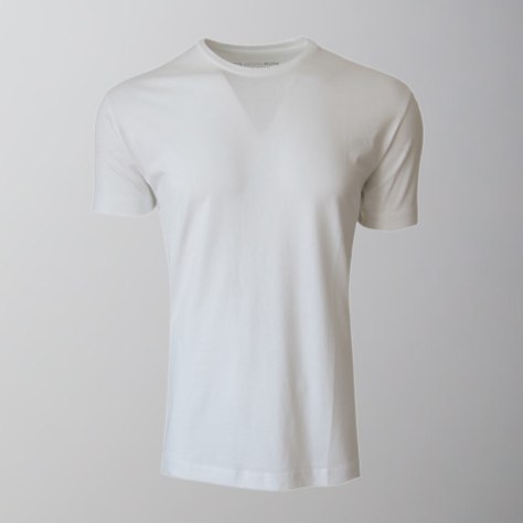 Georg Roth Pima Crew Tee-White – J.T. Clothiers