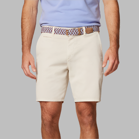 Johnnie-O Nassau Garment Dyed Washed Short-Stone – J.T. Clothiers
